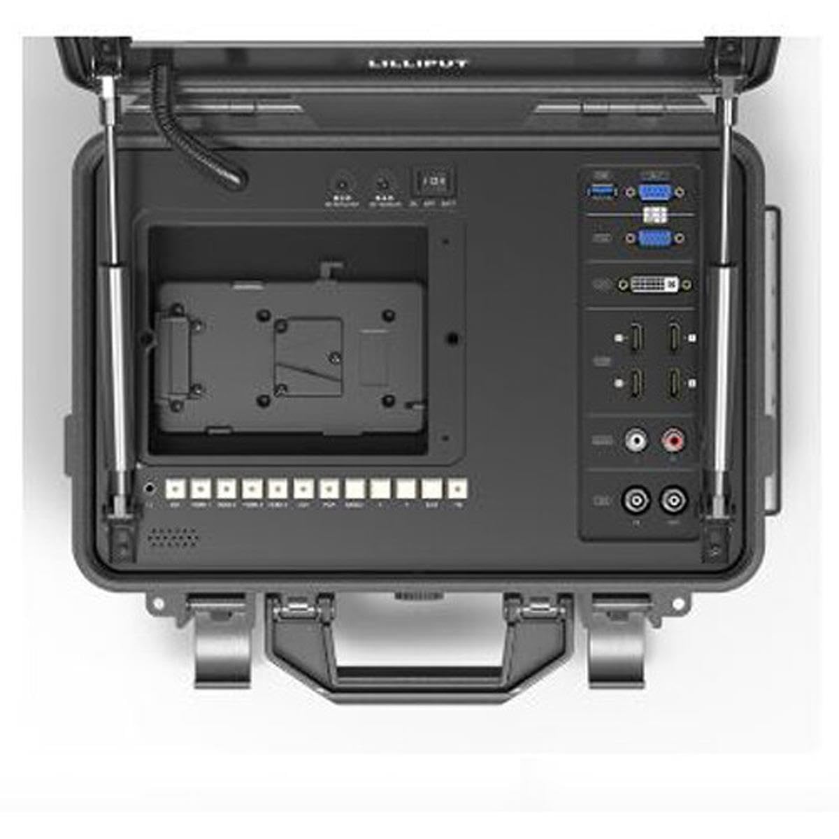 LILLIPUT BM120-4KS 12.5" 4K Monitor with 3D LUTS and HDR 4K Ultra-HD Native Resolution, Cover 137% Rec709 97% NTSC 90% DCI-P3 Color Space Color Space Peaking False Color & Time Code