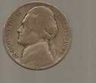 1942-P U.S. Jefferson "Wartime Silver" Nickel-40% Silver