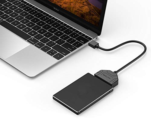 DMLIANKE SATA to USB 3.0 Adapter for 2.5" HDD Hard Drives, USB 3.0 to SATA Cable, USB Sata Adapter Support UASP for 2.5 Inch SSD/HDD (SATA to USB A 3.0 Adapter)