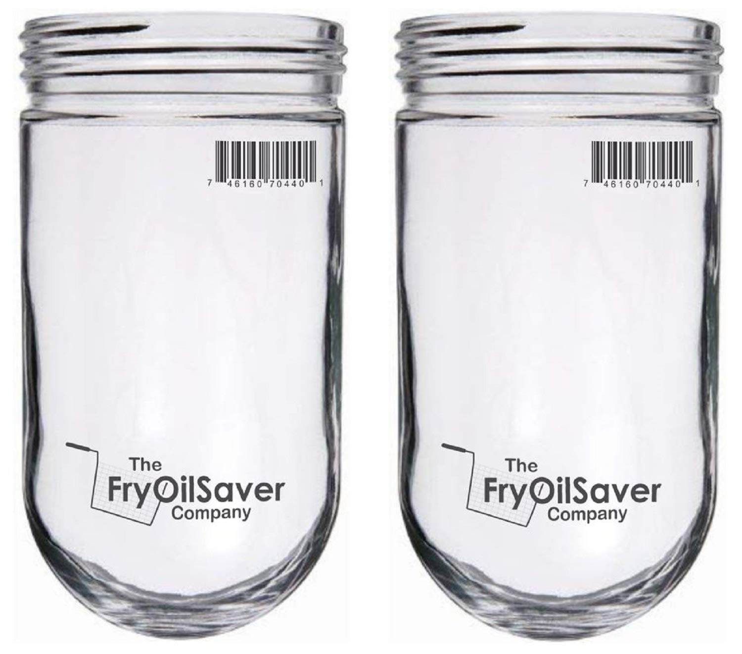2-Pack Glass Globe Light Bulb Cover for Walk in Refrigerators, Light Bulb Protector Cage for Hood Bulbs, Light Bulb Covers for Bare Bulb 31902 by FryOilsaver Co CHG L10-X006