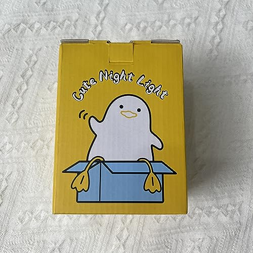 Attivolife Duck Night Light for Kids, Cute Animal Silicone Lamp Touch Control + Dimmable + Timer, USB Rechargeable LED Feeding, Bedside Bedroom Decor Birthday Gifts for Toddler Baby Women