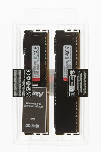 Kingston Fury Desktop PC Memory DDR3 1866MHz 8GB x 2 Kingston Fury Beast CL10 KF318C10BBK2/16