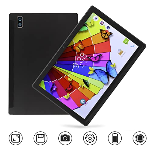 10.1 Inch Tablet 1080 * 1920 IPS Screen Octa Core Processor 8G RAM 256G ROM Portable Tablet 5G WiFi for Home Travel (US Plug)