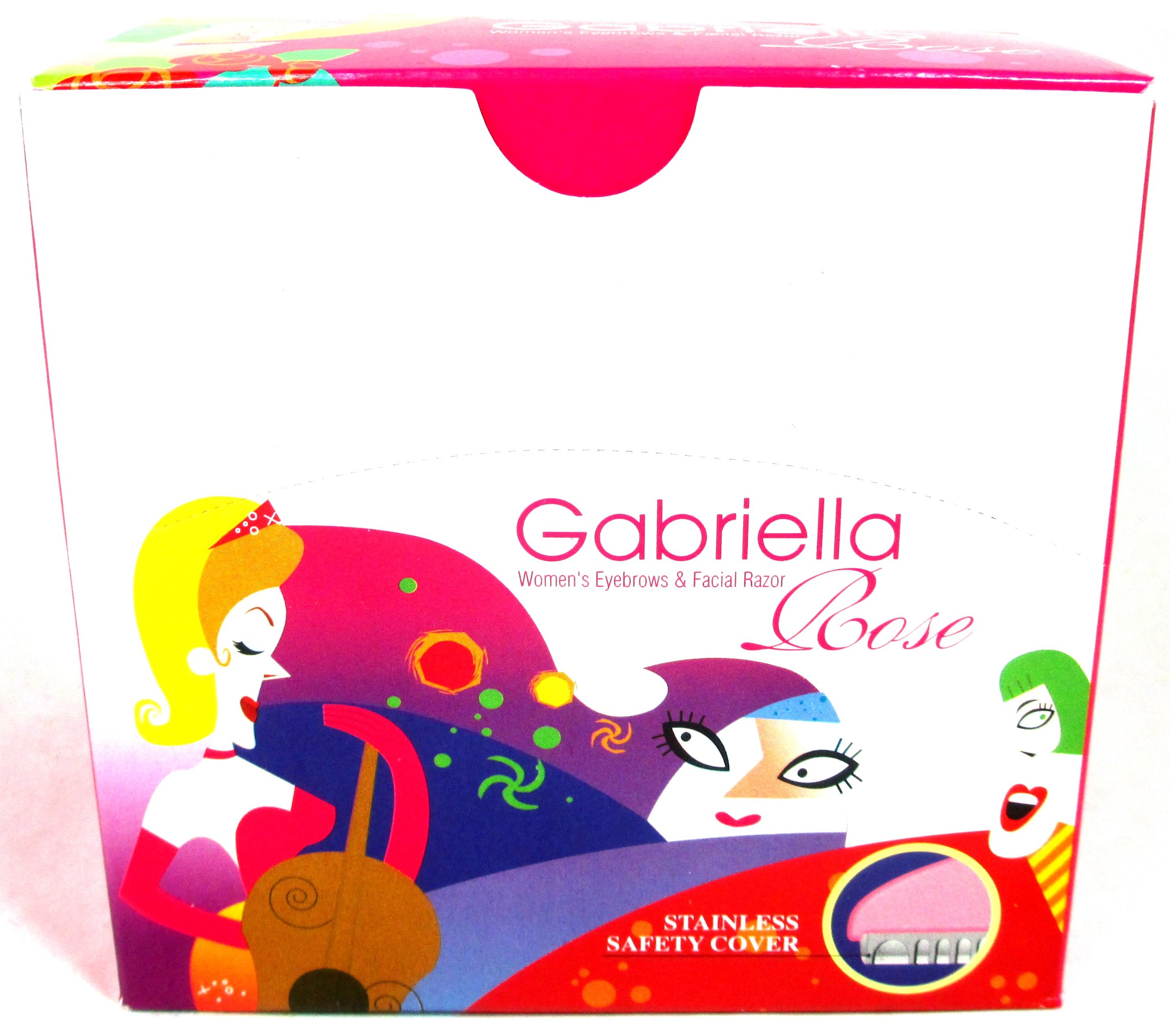36 Pack Gabriella Womens Folding Eyebrows & Facial Razor