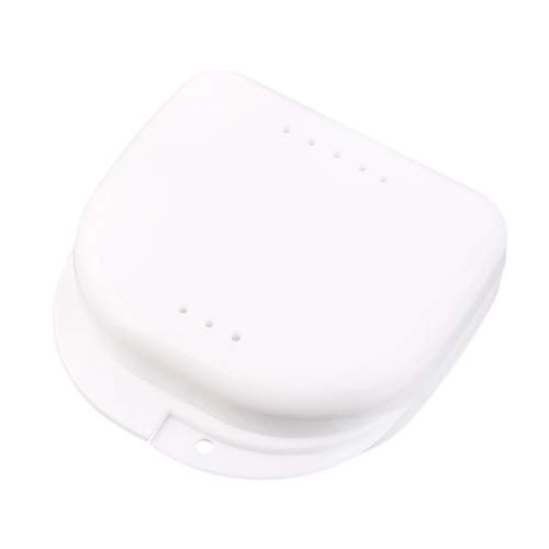 Grey990 Health Dental Plastic Box, Mouthguard Dentures Storage Case Container Oral Care Tool