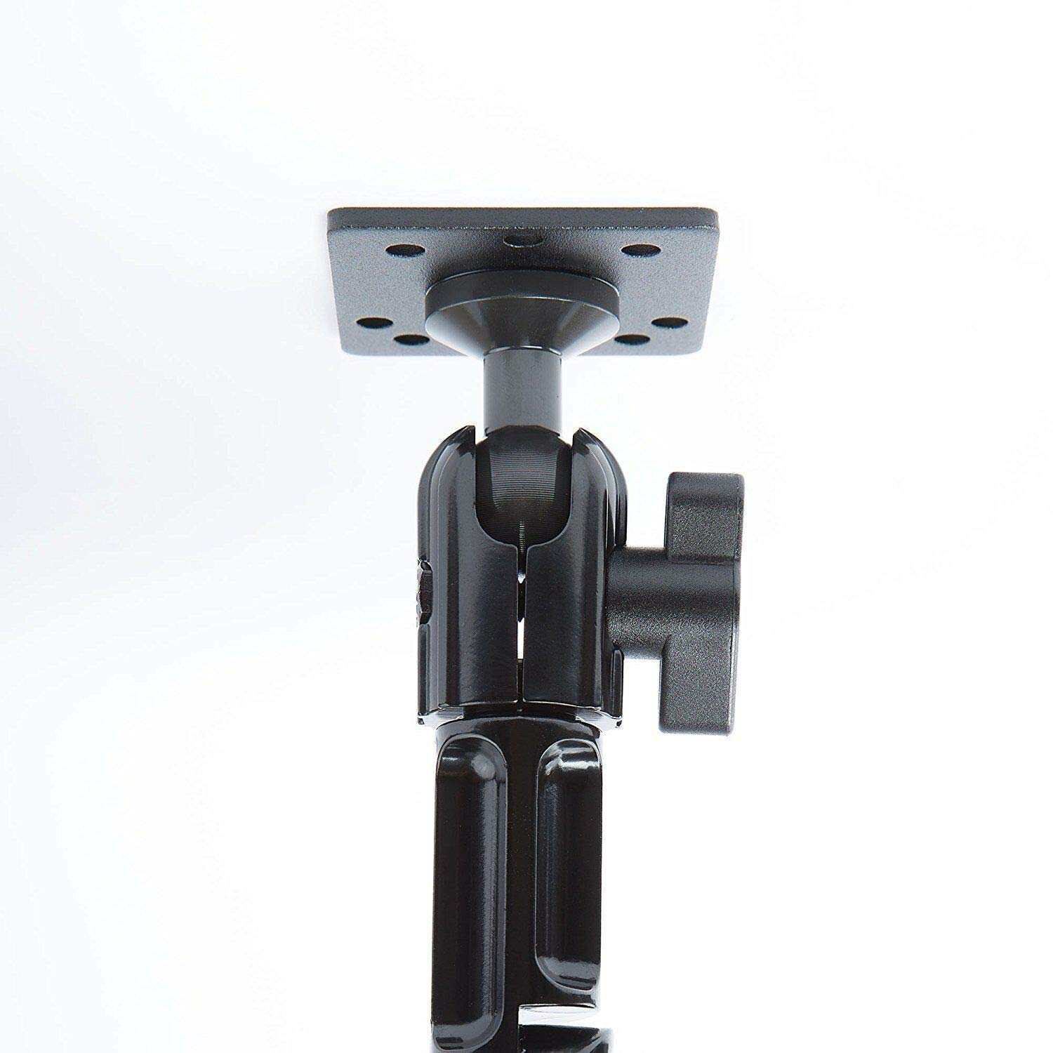 ChargerCity Universal ELD Drill Base Industrial Alloy Heavy Duty Metal Mount Holder for All Tablets and Smartphones Device Pro (All Generations)