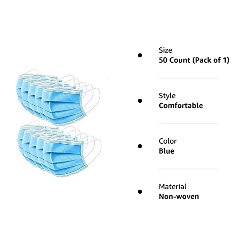 50pcs Disp0sable Nose Filter 3-layer Breathable Comfortable Cover Used In Hospitals,schools And Public Health