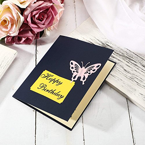 3D Pop Up Greeting Cards 4 Pack Assortment By Aloha Cards | For Birthdays, Thank Yous, All Occasions / Wow Your Loved Ones / Individually Packaged with Envelope and Protective Bag