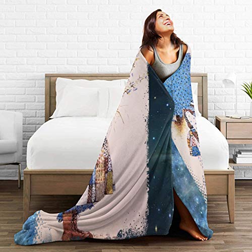 PhillipBFuller Ho-lly Ho-bbie Ultra-Soft Micro Fleece Blanket Band Theme Bed Blanket Comfortable Flannel Sofa Blanket 80"X60"