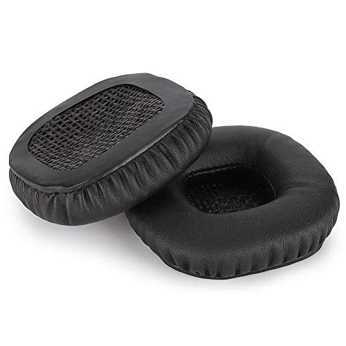 2Pcs Foam Earpads Soft Replacement Ear Pads Earphone Sleeve Cushion Memory Sponge Earpads Suitable for Marshall Major II Headphones(Black)