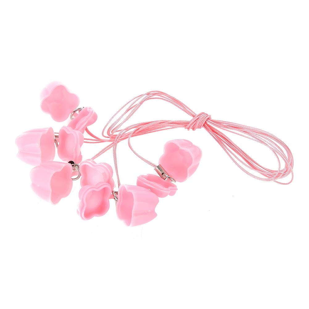 ANGGREK Milk Tooth Saver Necklaces, 5pcs Plastic Baby Milk Tooth Storage Box with Rope Tooth Saver Necklaces()