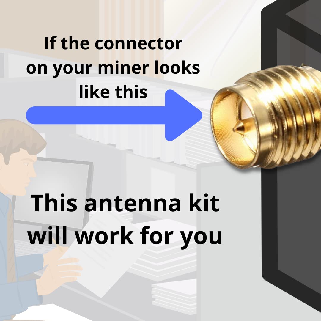 Waterproof LoRa Gateway 915MHz Omni Directional Fiberglass Antenna 6dBi for for Crypto Helium Hotspot RAK MNTD Nebra Bobcat 300 SenseCAP M1 EasyLinkIn SyncroB.it Hotspot HNT Miner