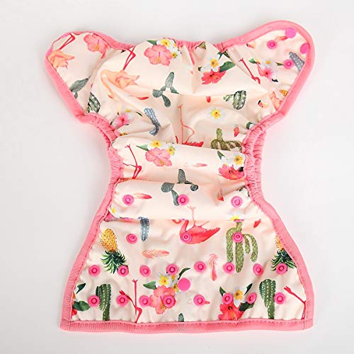 ReUseLife One Size Cloth Diaper Cover Snap with Double Gusset 6 Pack (6DC02)