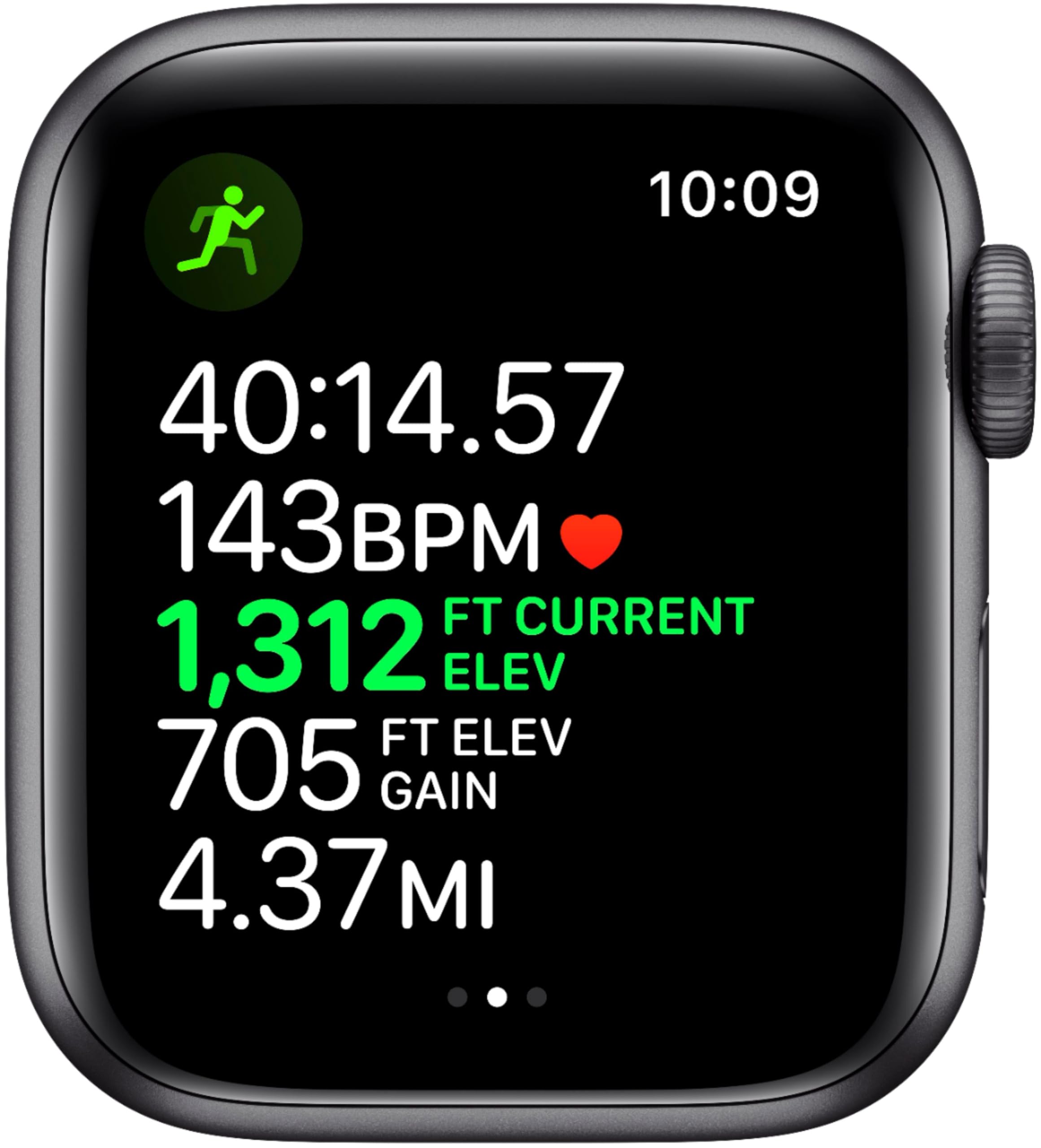 Apple Watch Nike Series 6 (GPS, 40MM) Space Gray Aluminum Case with Anthracite and Black Nike Sport Band (Renewed)