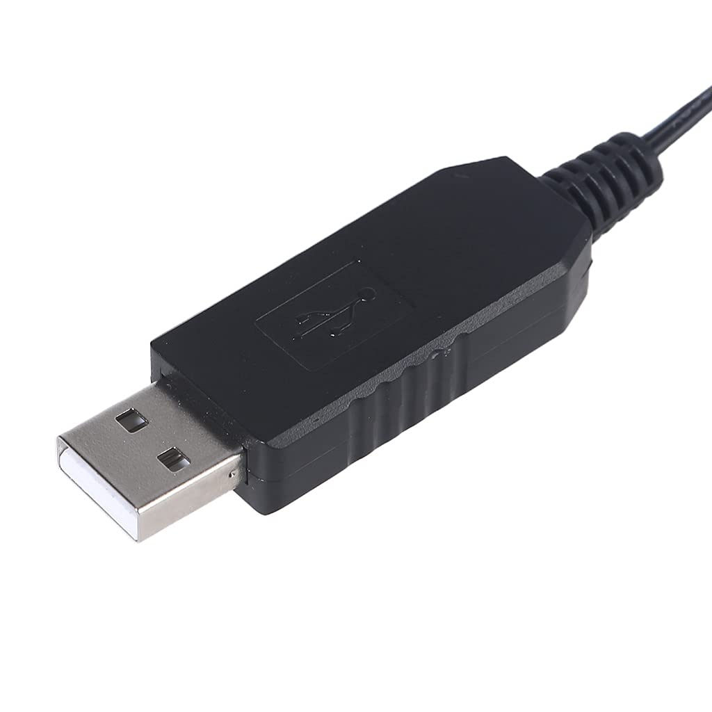 TINGLI USB Power Supply Cable for AA Battery,Replace 2AA 3V Battery,Reusable Batteries for Clocks, Toys, Holiday Lights, Fans, LEDs(Separable), Black