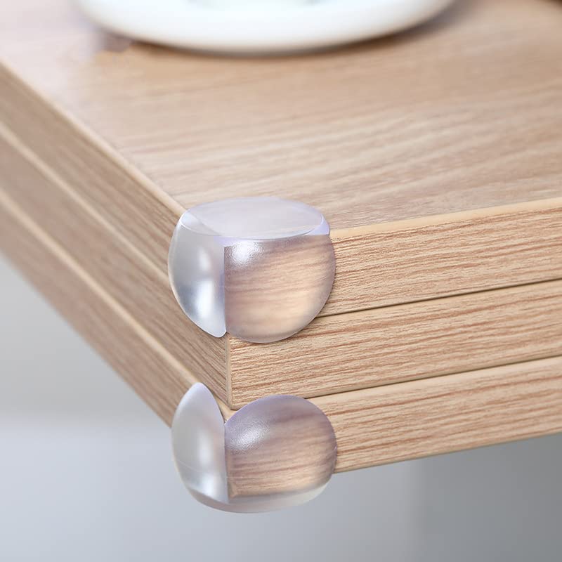 14 Pack Corner Protector, Baby Proofing Corner for Furniture, Transparent and Soft Edge Protectors for Desk, Stairs, Table, Crib Corners and Edges