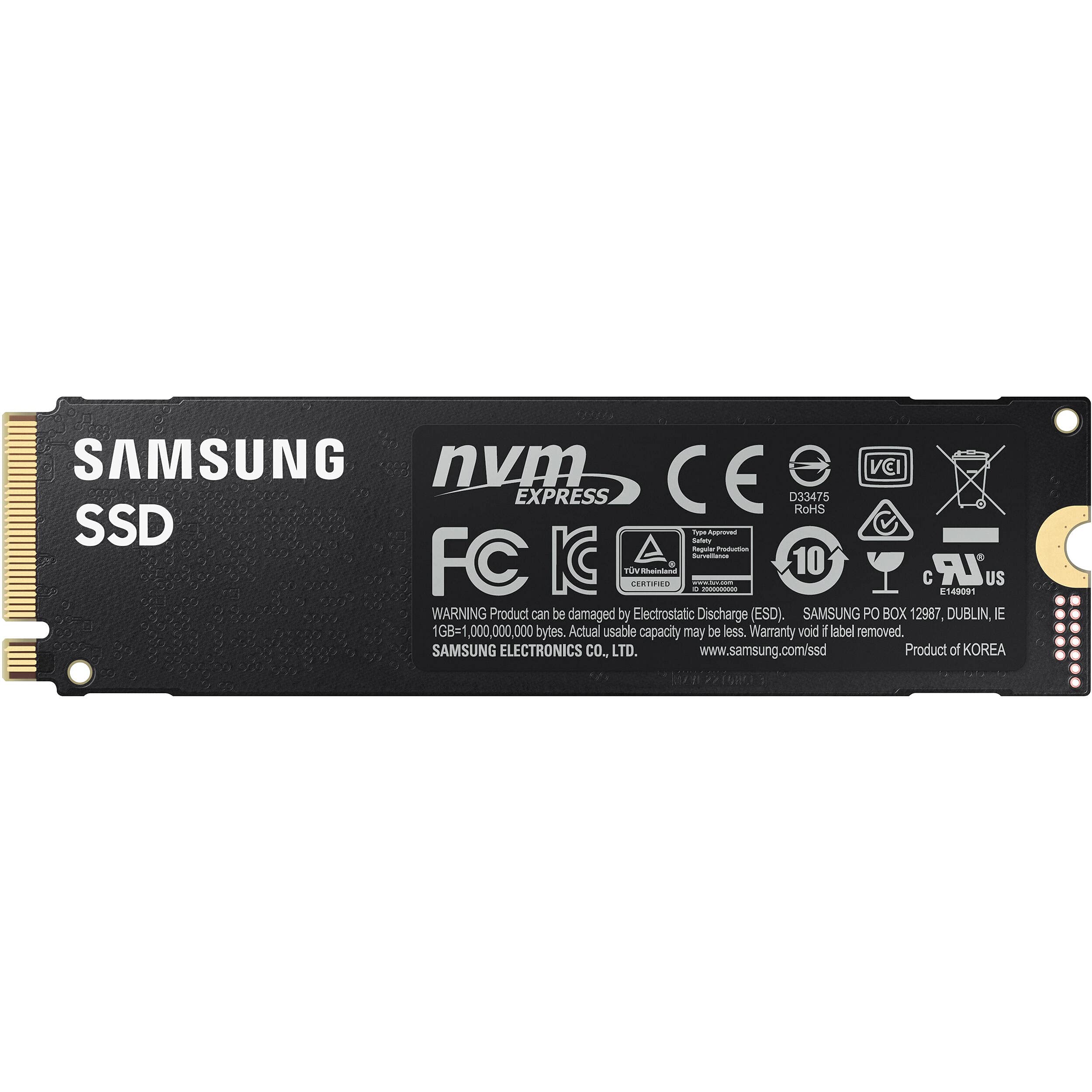 Samsung 980 PRO 2TB PCIe SSD - 7,000 MB/s 4.0 x 4 M.2 NVMe Gen4 Internal Gaming Solid State Drive with V-NAND Technology for Laptops Desktops and Crypto Chia Mining - MZ-V8P2T0B/AM