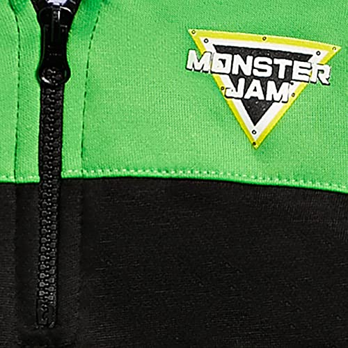Monster Jam Grave Digger Toddler Boys Half Zip Hoodie 3T
