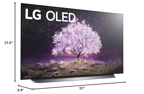 LG OLED65C1PUB 65" 4K Ultra High Definition OLED Smart C1 Series TV with an 2.1 Ch. High Resolution Audio Sound Bar with DTS Virtual:X Sound (2021)(USED)