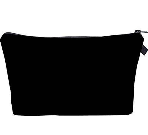 CAOODKDK Small Makeup Bag for Purse Travel Makeup Pouch Small Cosmetic Bag Mini Cosmetic Bags for Women (Black)