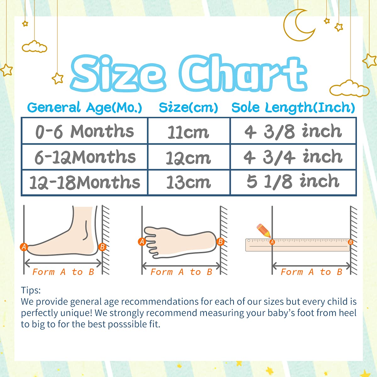 ohsofy Newborn Baby Cotton Booties Stay On Slipper Winter Warm Soft Shoes Non-Skid Infant Ankle Boots Crib Shoes
