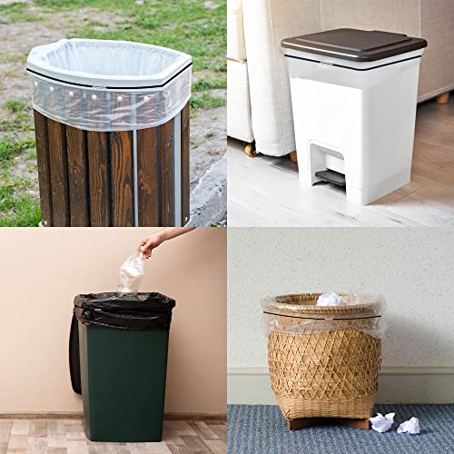 12Pcs Trash Can Bands for 13-30 Gallon Garbage Can 4.7Ft Rubber Trash Bag Holder Durable Elastic Trash Can Bungee for Home Kitchen School Office Indoor Outdoor