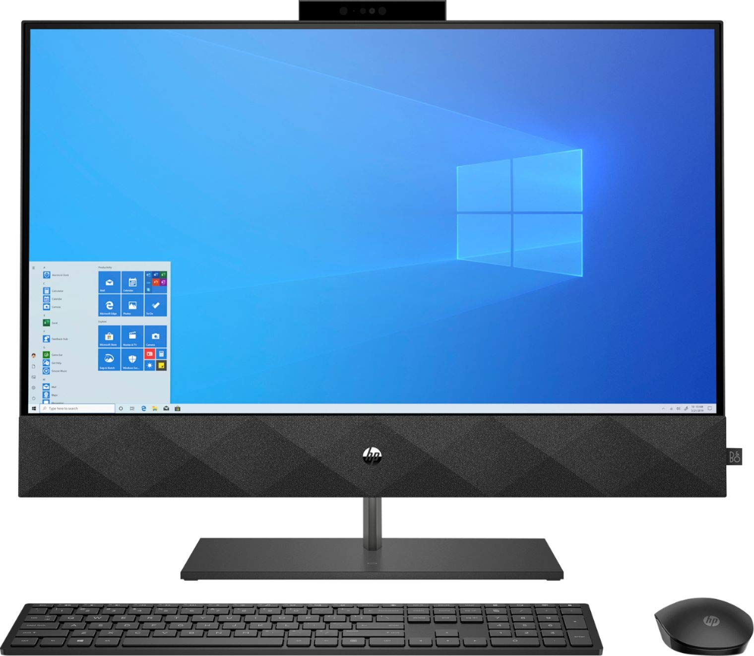 HP Pavilion 27 Touch Desktop 512GB SSD 32GB RAM Win 10 Pro (Intel 10th gen CPU w/Six cores and Turbo Boost to 4.30GHz, 32 GB RAM,512 GB SSD, 27-inch FHD Touch, Win 10 Pro) PC Computer All-in-One Black