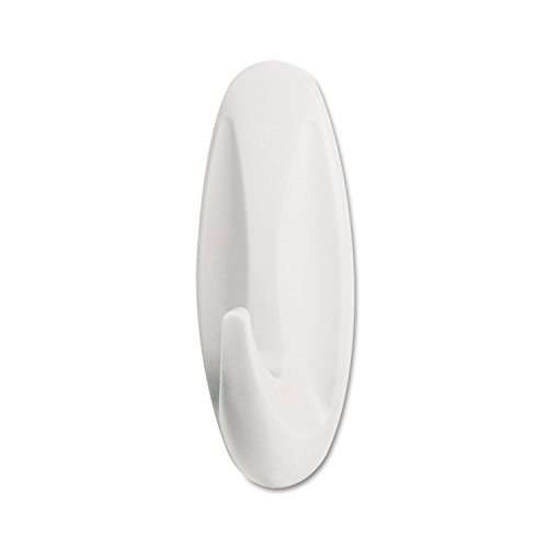 3M Command General Purpose Hooks, Designer, 3 lb. Capacity, White, 50/Carton (MMM17081CABPK),Medium