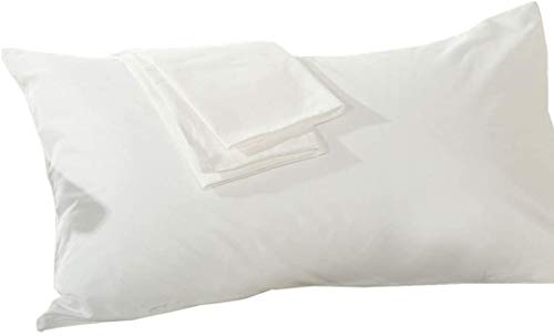 Body Pillowcase 20x72 Pillow Cover 100% Egyptian Cotton White Solid Set of 1 Body Pillow Case Zipper Closer Luxury- 550 Thread Count (Body Pillowcase Zipper 20x72 White)