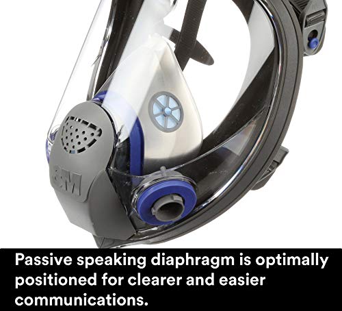 3M Ultimate FX Full Facepiece Reusable Respirator FF-402, Mold, Painting, Sanding, Chemicals, Gases, Dust, Medium