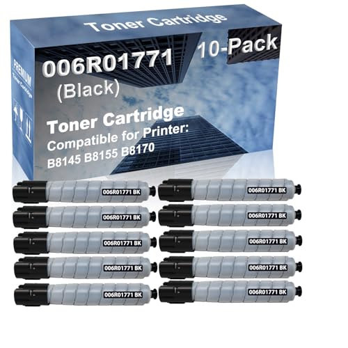 10-Pack Compatible High Yield B8145 B8155 B8170 Printer Cartridge Replacement for 006R01771 Toner Cartridge (Black)