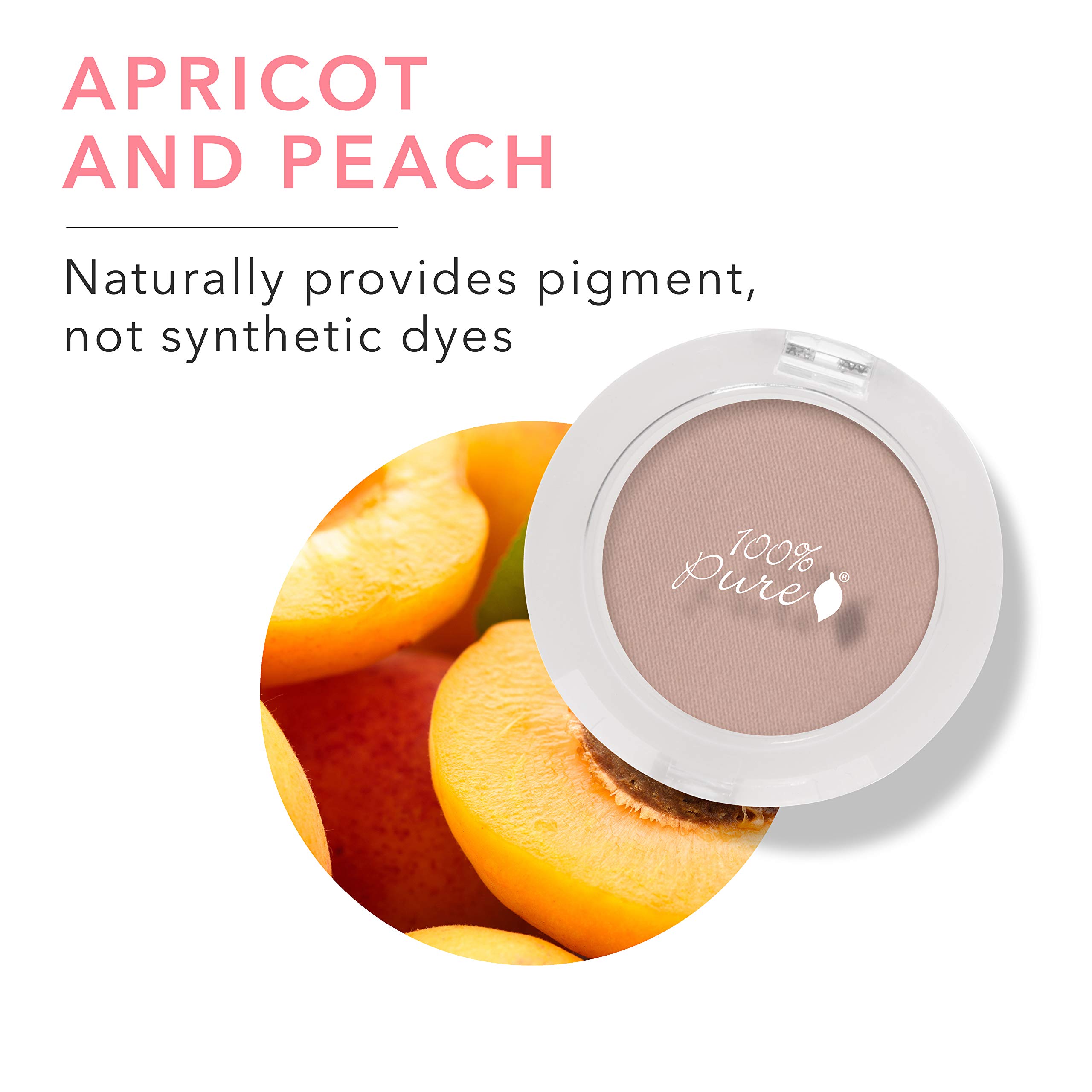 100% PURE Pressed Powder Eye Shadow (Fruit Pigmented), Star Shimmer Eyeshadow, Buildable Pigment, Easy to Apply, Natural Makeup (Soft Gold Sheen w/ Yellow Undertones) - 0.07 oz