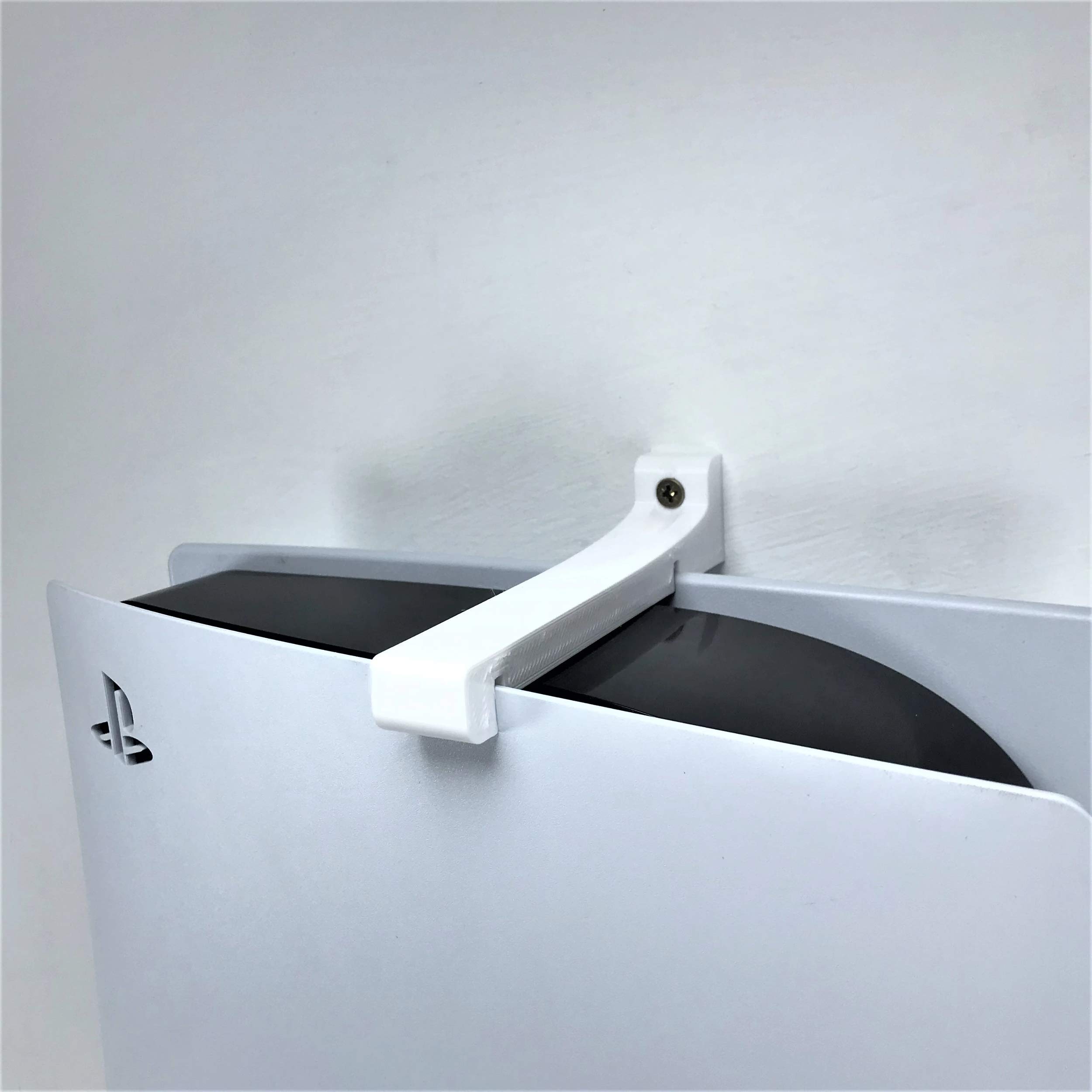 3D Cabin PS5 Wall Mount Wall Bracket Holder Stand for Play Station 5 Disc Triple Support Any Orientation Grey Right