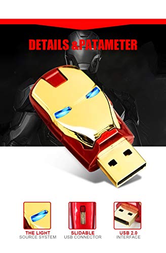 USB Flash Drive Cool Pen Drive 128gb 64gb 16gb 32gb 8gb Easy Storage Memory Card (16GB, Gold)