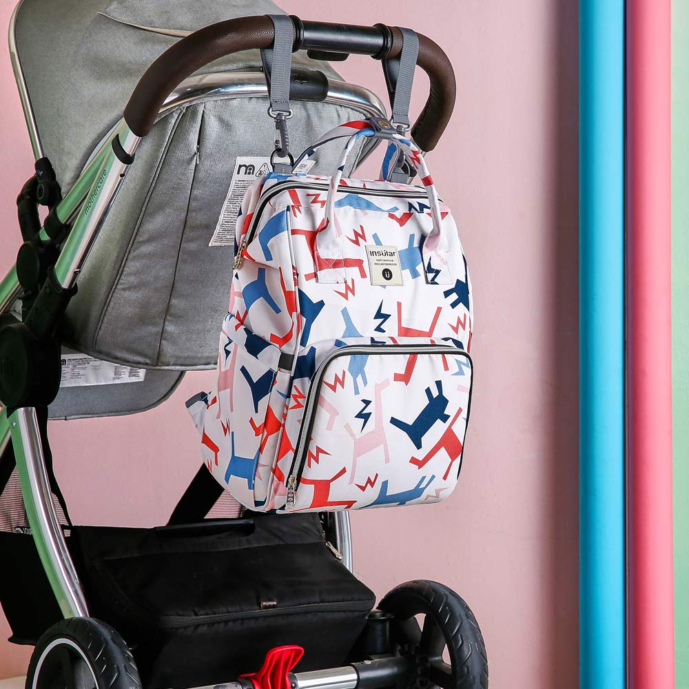 UARERISE Diaper Bag Backpack,Maternity Mummy Travel Backpack,Baby Care Nappy Bag Large capacity and Multifunction (Style 4)