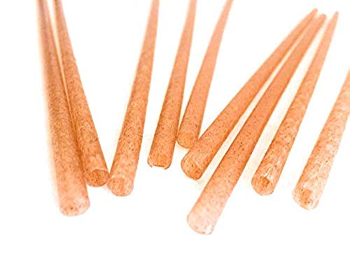 100 Pack Agave Fiber Straws Unwrapped Bio Preferred, Eco-Friendly, Alternative to Plastic Straws & Paper Straws, Plant Based