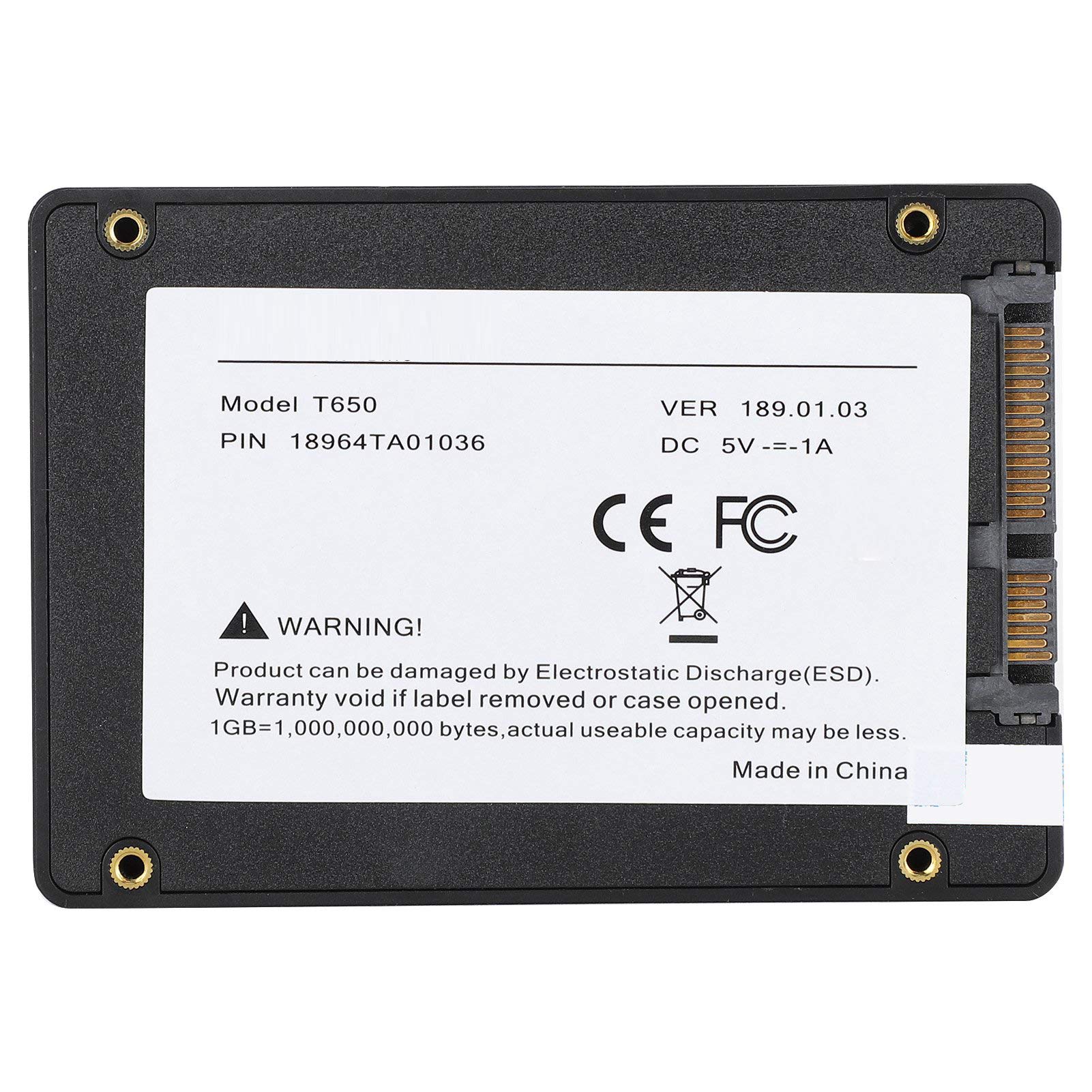 Estink Built-in Solid State Drive,SSD Computer Hard Drive,No Need to Drive,Portable and Practical,Compatible with Laptop/Desktop/MacBook,8GB/60GB/120GB/240GB/480GB/1TB (120G)