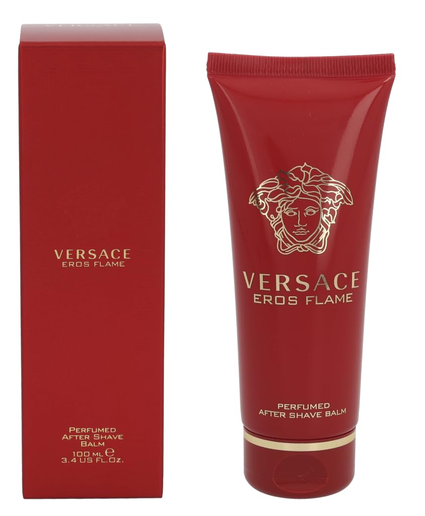 Versace Eros Flame After Shave Balm for Men – 3.4 Ounce