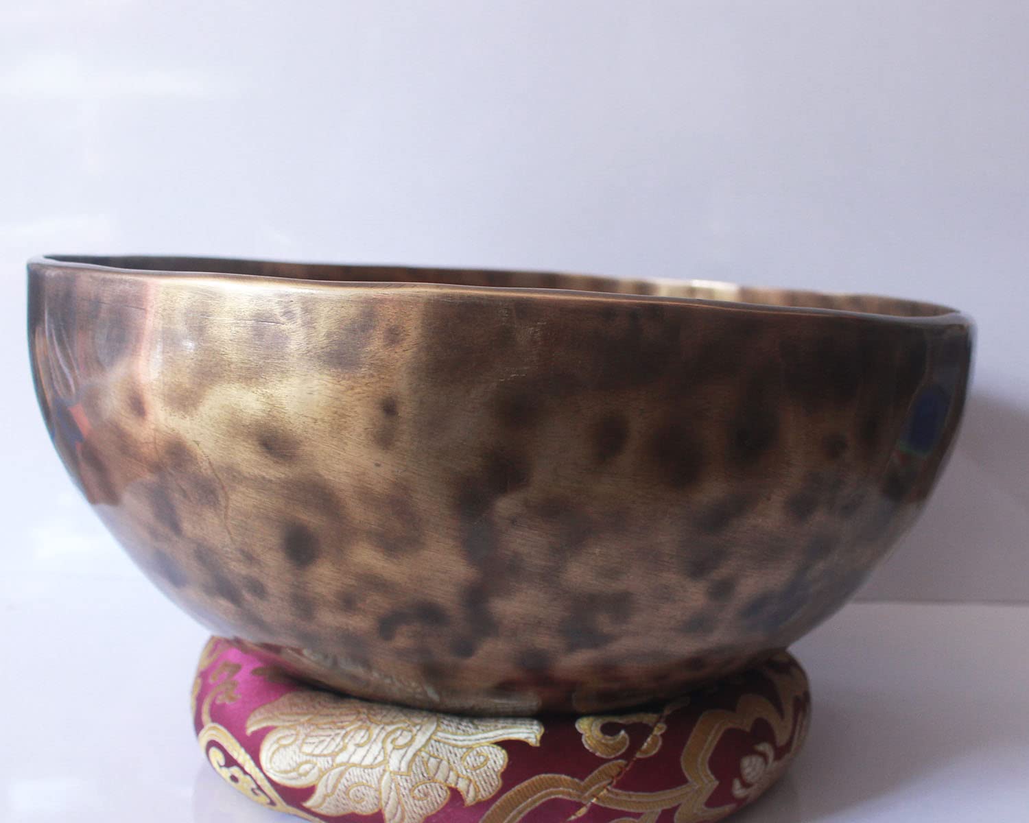 12 Inch Yogi Carving Singing Bowl | Handmade Seven Metal Tibetan Singing Bowl-Hand Hammered Himalayan Singing Bowls By Singing Bowl Nepal(SBN)