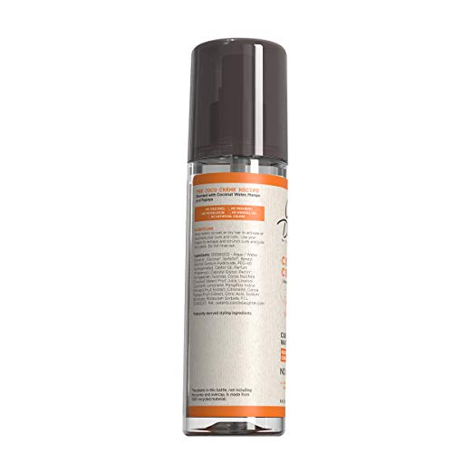Carol’s Daughter Coco Creme Curl Perfecting Water Coco Mist, with Coconut Water, Silicone Free Curl Refresher Spray, Paraben Free Curl Activating Mist for Very Dry, Curly To Coily Hair, 5, 8.4 Fl Oz