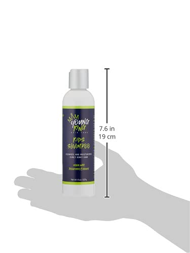 YOUNG KING HAIR CARE Kids Shampoo For Boys | Cleanse and Hydrate Natural Curls | Plant-Based and Harm-Free | 8oz