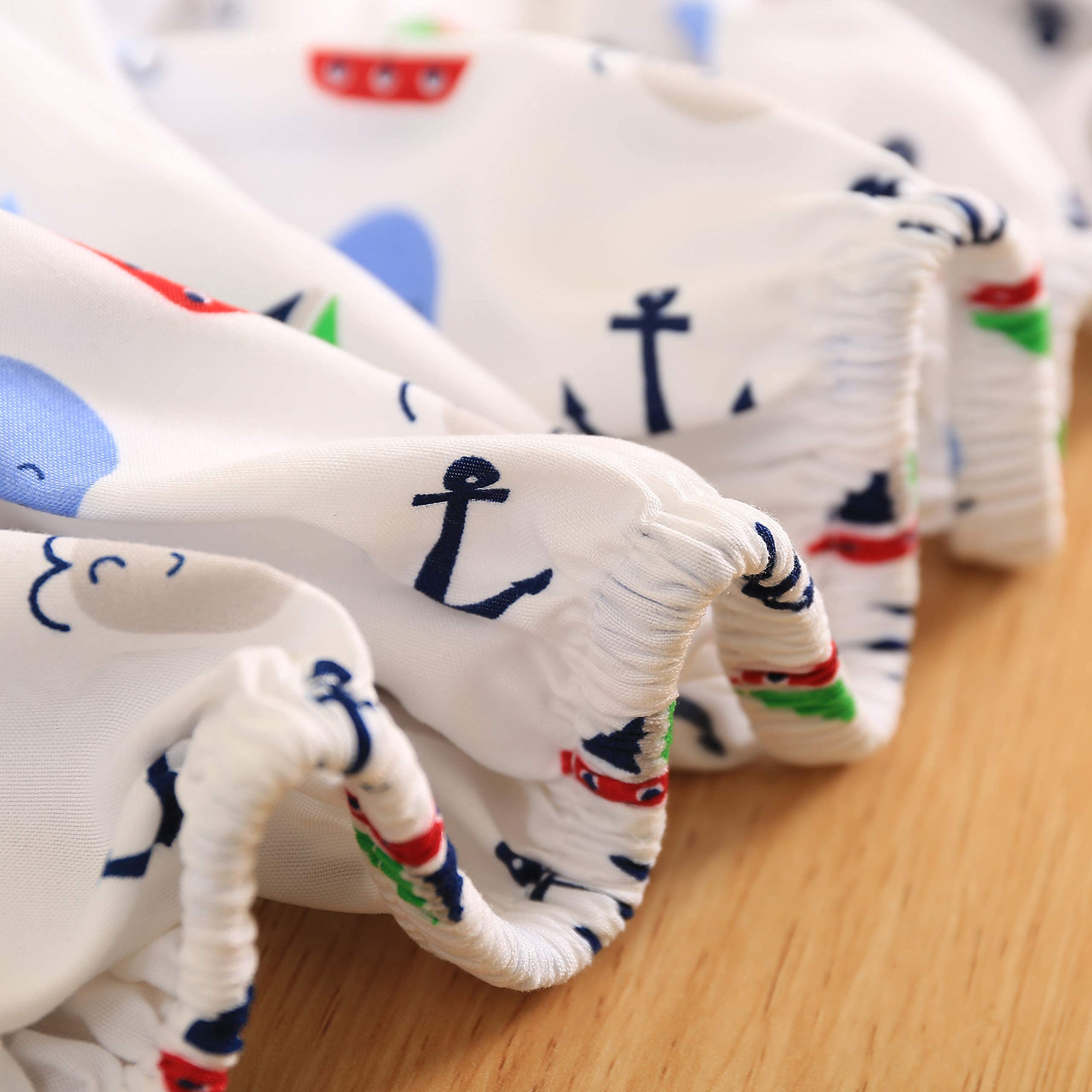 Brandream Ocean Baby Crib Bedding Set for Boys with Nautical Whale Octopus Anchor Coastal Undersea Theme, 3pcs