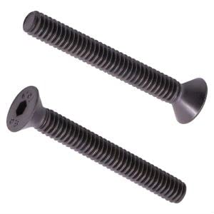 1/4-20 x 1-1/2" (20 PCS) Flat Head Socket Cap Screws, Black Oxide Finish, Hexagon Socket Countersunk Head Cap Screws, 10.9 Grade Alloy Steel, Full Thread, Coarse Thread, ASME/ANSI B18.3-8