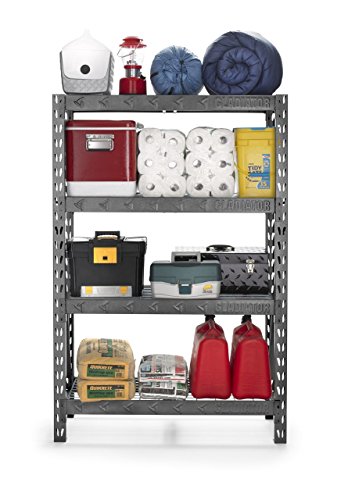 48" Wide Heavy Duty Rack with Four 18" Deep Shelves
