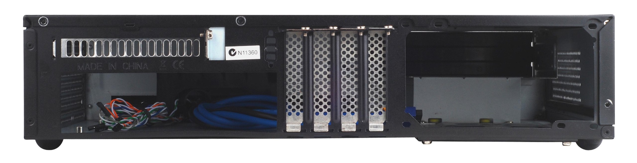 SilverStone Technology ML03B Milo Series Aluminum/Steel Micro-ATX Media Center/HTPC Case, Black ML03B-x