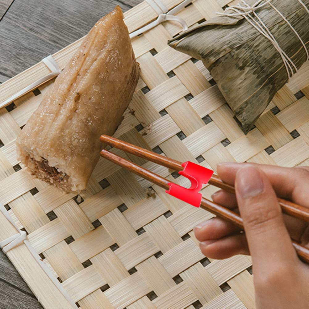10pcs Reusable Chopstick Helpers Training Chopsticks Hinges Connector,Non Slippery Chopsticks Trainer for Many age, Beginner, Trainers or Learner