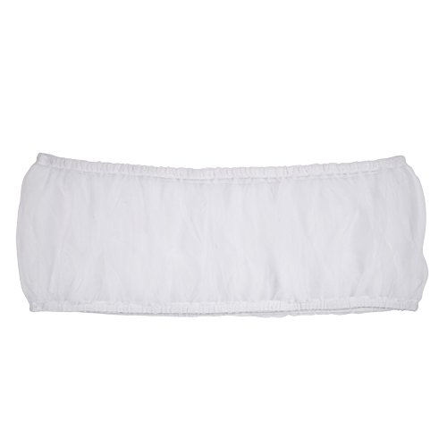 4 Colors Bird Cage Skirt, Large Size Ventilated Soft Nylon Bird Cage Cover Shell Seed Catcher for Pet Products 52-98.4inch Circumference Mesh Pet Bird Cage Prevent Seeds from Falling (White)