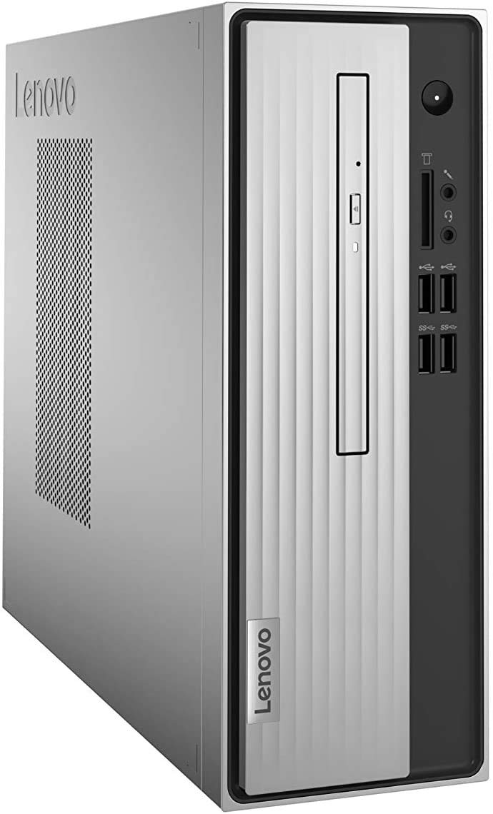 Lenovo IdeaCentre 3 07ADA SFF Desktop, AMD Athlon Silver 3050U 2.3GHz, 4GB Memory, 1TB HDD, DVD-RW, WiFi + BT, Windows 10 Home, Silver