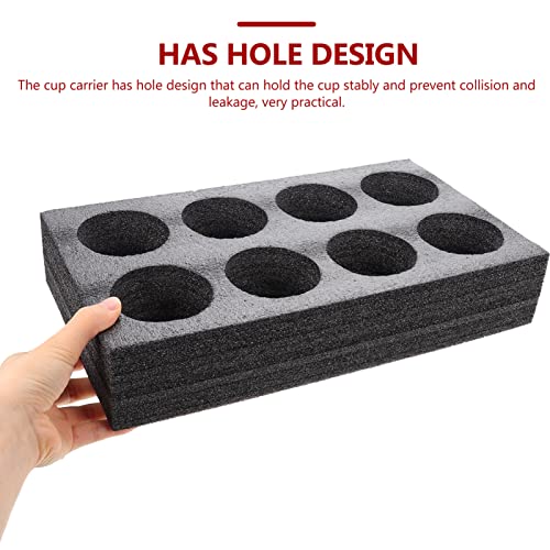 10 Pcs Cola Milk Tea Cup Saucer drink holder for bike disposable serving tray disposable cups cold drinks holder drink packaging tray car interior cup holder Cup Tray pearl cotton