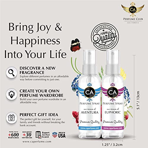 CA Perfume Impression of Emra Egyptian Musk For Women & Men Fragrance Concentrated Long Lasting Eau de Parfum Spray Refillable Glass Atomizer Bottle2 Fl Oz/60ml-X1